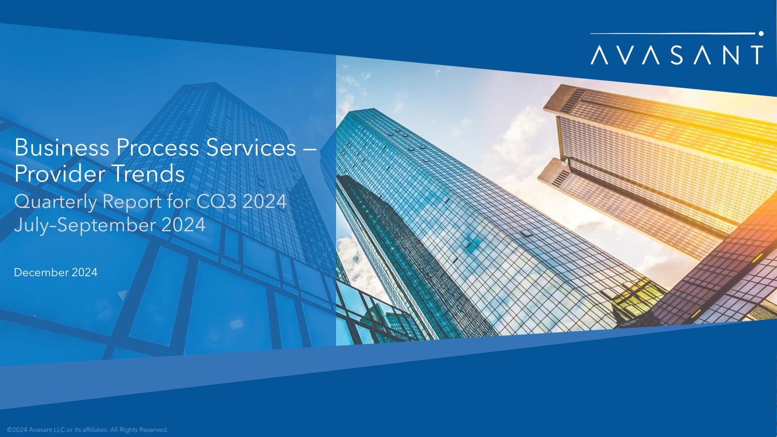 Business Process Services – Provider Trends CQ3 2024 - Avasant
